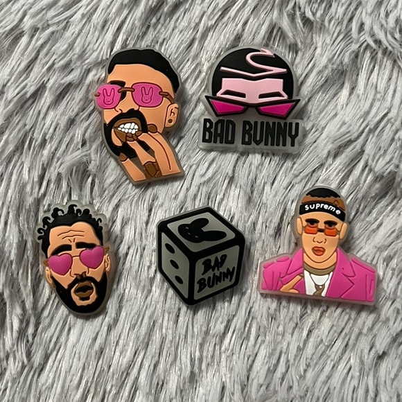 CROCS | Jewelry | Bad Bunny Croc Charm Set | Poshmark